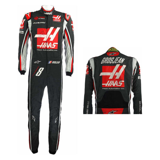 2017 Romain Grosjean Haas F1 Racing Suit – SAM WEARS